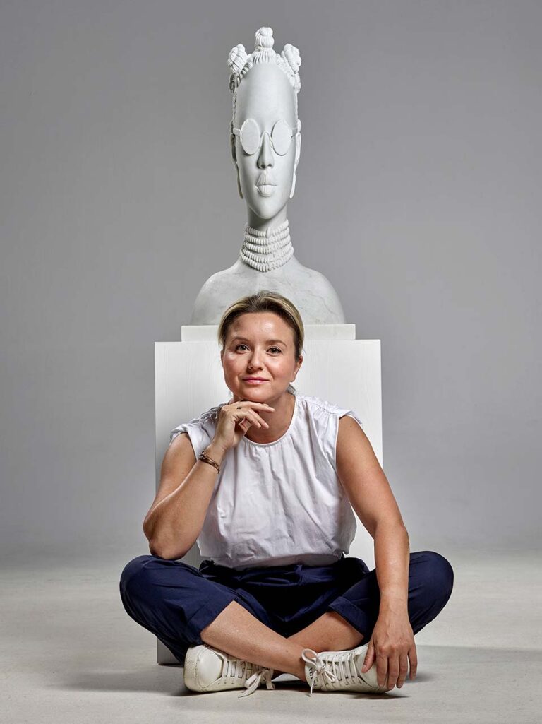 Isabelle Scheltjens - Glassfusing Art - Portraits & Sculptures